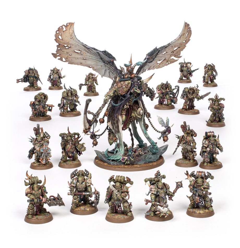 Warhammer 40K Death Guard Battleforce Council of the Death Lord box set ...
