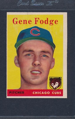 1958 Topps #449 Gene Fodge Cubs EX *771 | eBay