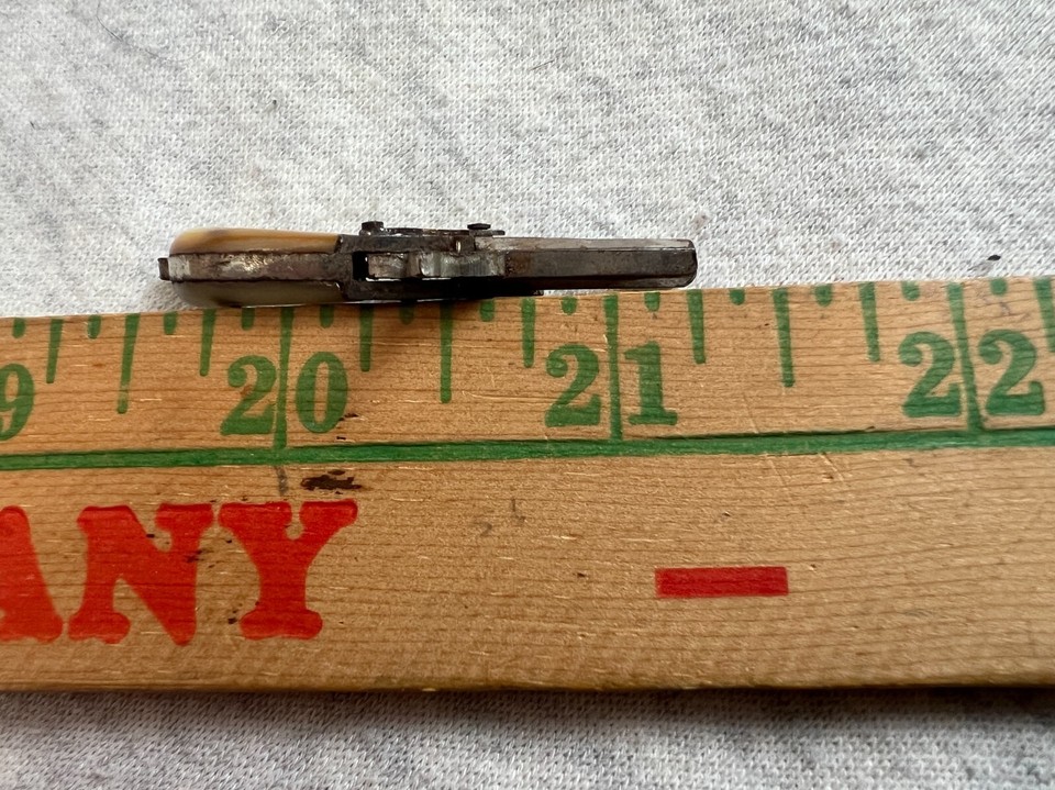 Antique 1920's Pin Fire Cap Pistol Gun Watch Fob Charm Pendant Metal ...