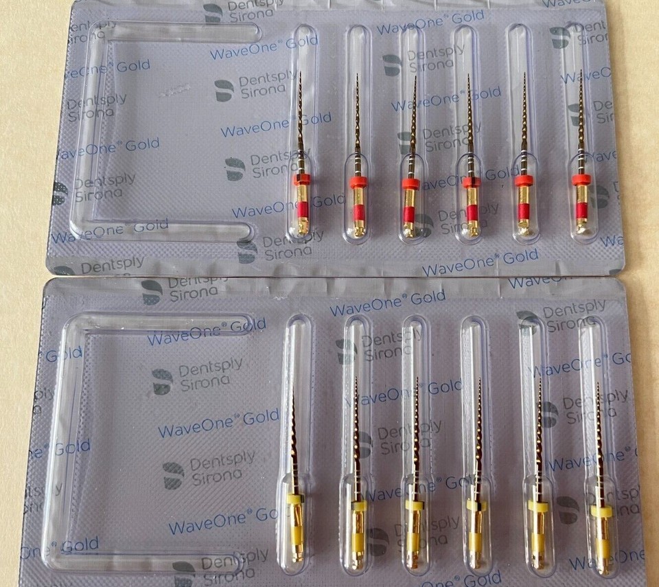10PKS Waveone Gold Wave One Endodontic File Root Canal Dentsply 6pcs/Pk ...