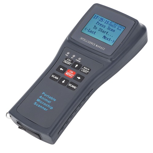 Pet Microchip Scanner Handheld Low Frequency 60000 Records High ...