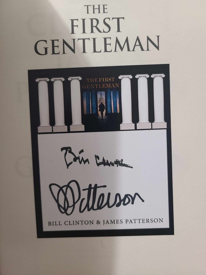 Bill Clinton & James Patterson The First Gentleman Signed | eBay