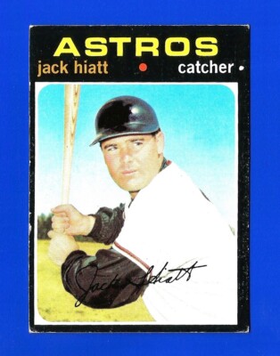 1971 Topps BASEBALL SET BREAK #371 JACK HIATT w/DOT HOUSTON ASTROS (JP1 ...