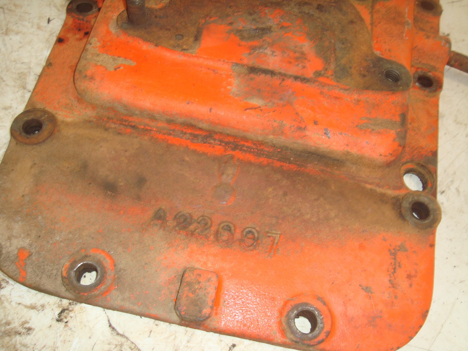 1961 Case 831 Diesel Tractor Transmission Cover Plate A22697 830 | eBay