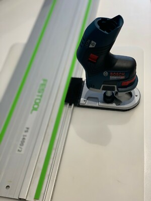 Bosch GKF 12 V-8 Router Guide rail Adaptor to Festool Track | eBay