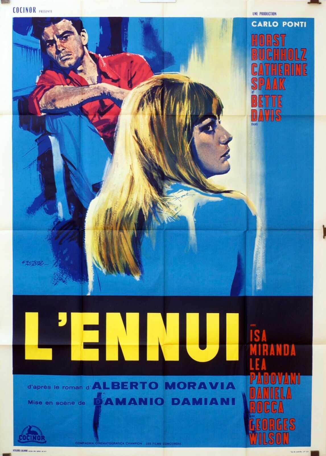 L’ENNUI ORIGINAL MOVIE POSTER 120x160 HORST JANSON | eBay