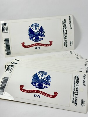 Army Military Flag Sticker Lot Of 22 Vinyl Decal 4” self Adhesive | eBay