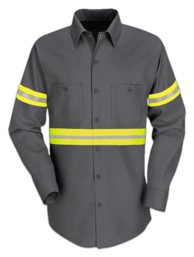 Red Kap Enhanced Visibility Hi Vis Reflective Work Towing Uniform ...