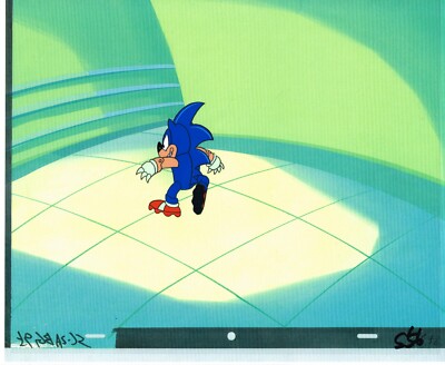 Adventures of Sonic The Hedgehog Animation Cel Dic Sega Pseudo Sonic ...