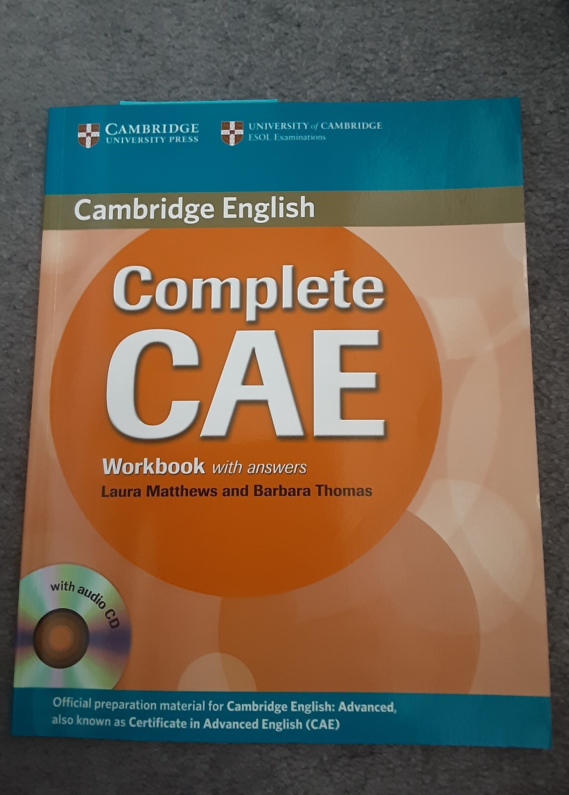Complete CAE Workbook with Answers with Audio CD by Barbara Thomas ...