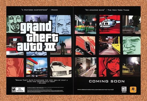 2002 Grand Theft Auto III PC Original Advertisement / Retro Promo v4 | eBay