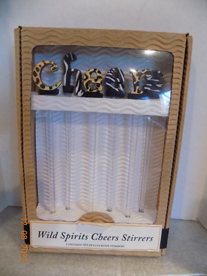 Six Cocktail Stirrers CHEERS Theme - NEW | eBay
