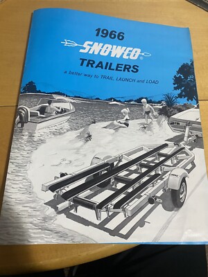 Vintage Snowco Trailers Boat Fishing 1966 Book Catalog Magazine | eBay