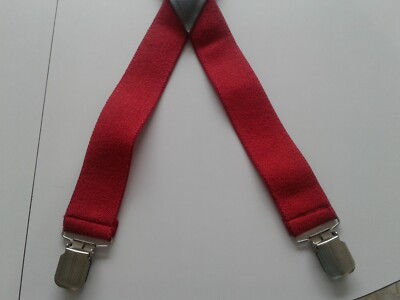 MEN'S RED LEVI'S SUSPENDERS VINTAGE | eBay