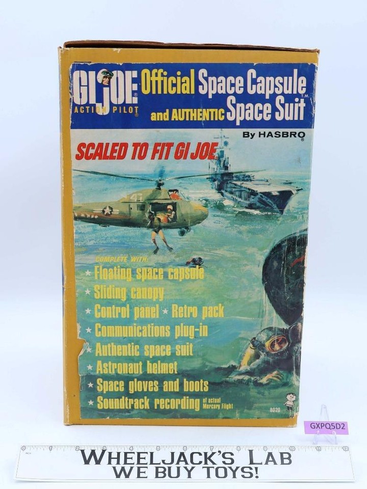 Official Space Capsule & Astronaut Space Suit GI Joe 1966 Vintage ...