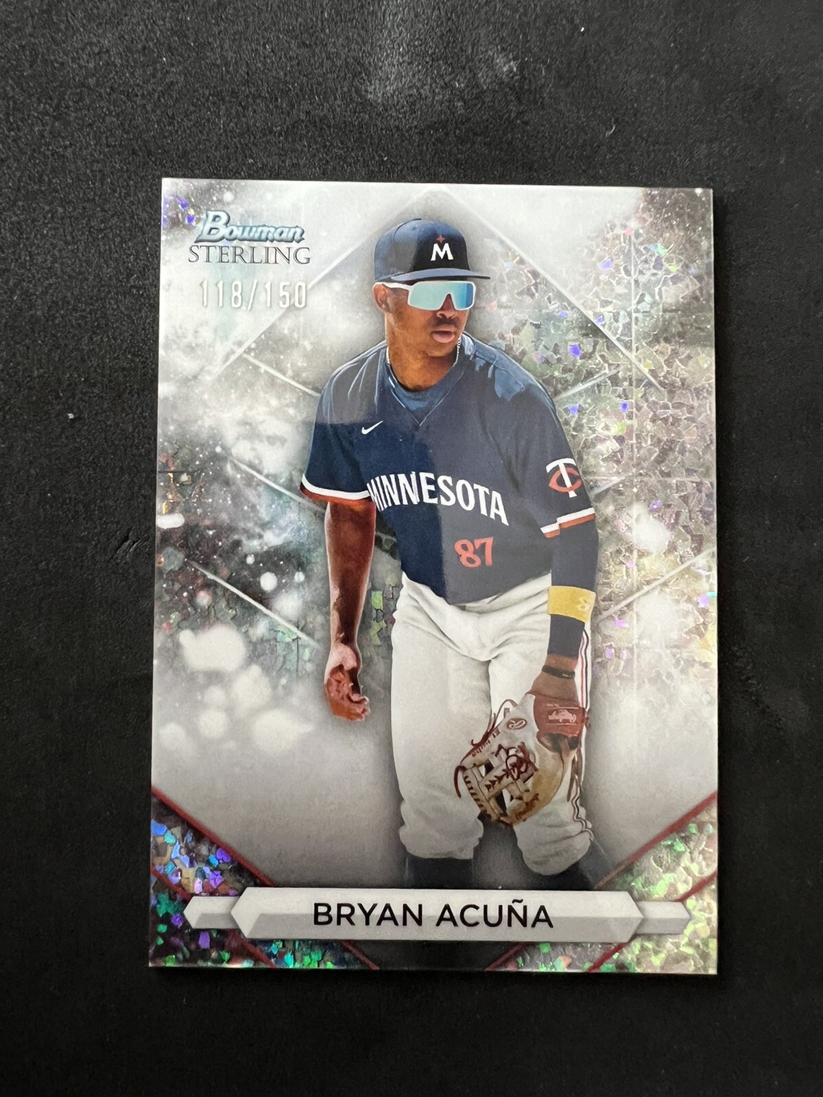 2023 Bowman Sterling Bryan Acuna Mini Diamond /150 Minnesota Twins | eBay