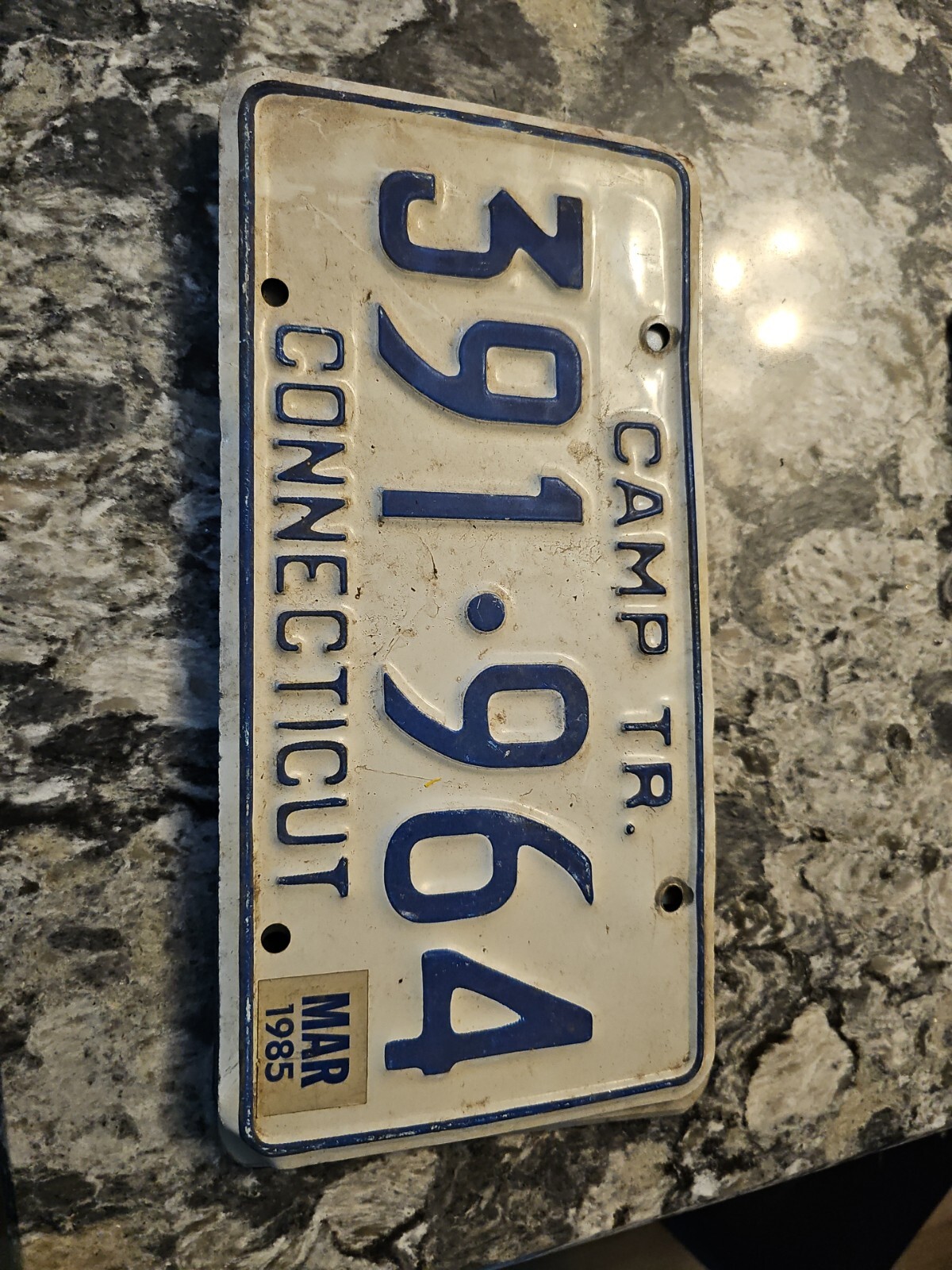 Retired Connecticut License Plate Constitution State Slogan | eBay