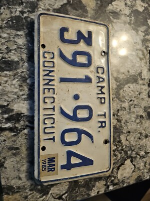 Retired Connecticut License Plate Constitution State Slogan | eBay