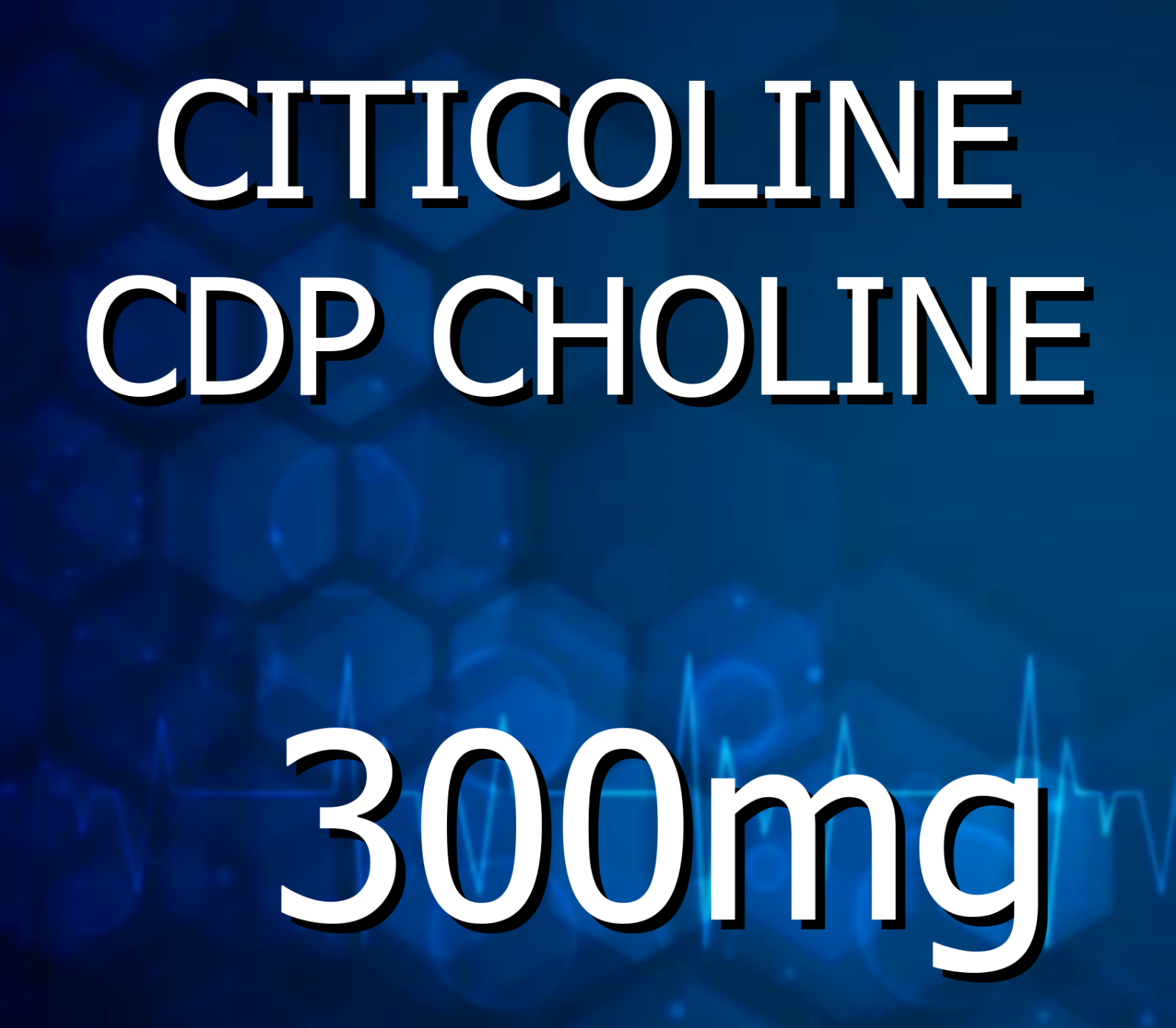 Citicoline CDP Choline 300mg x 500 Tablets Citicolina CDP Colina | eBay
