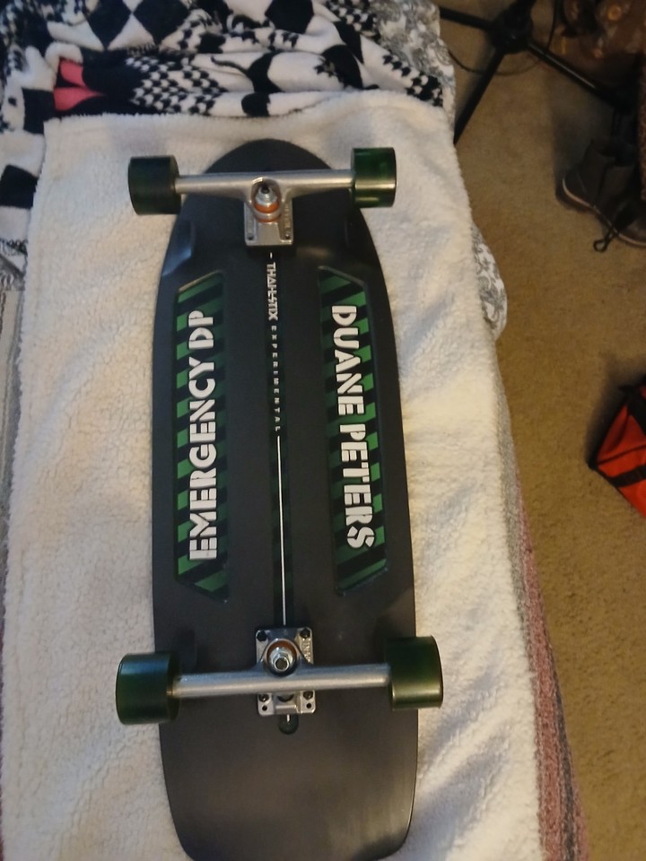 Black Label Duane Peters Deck Indy Trucks Python 3 Wheels Alva Tracker ...
