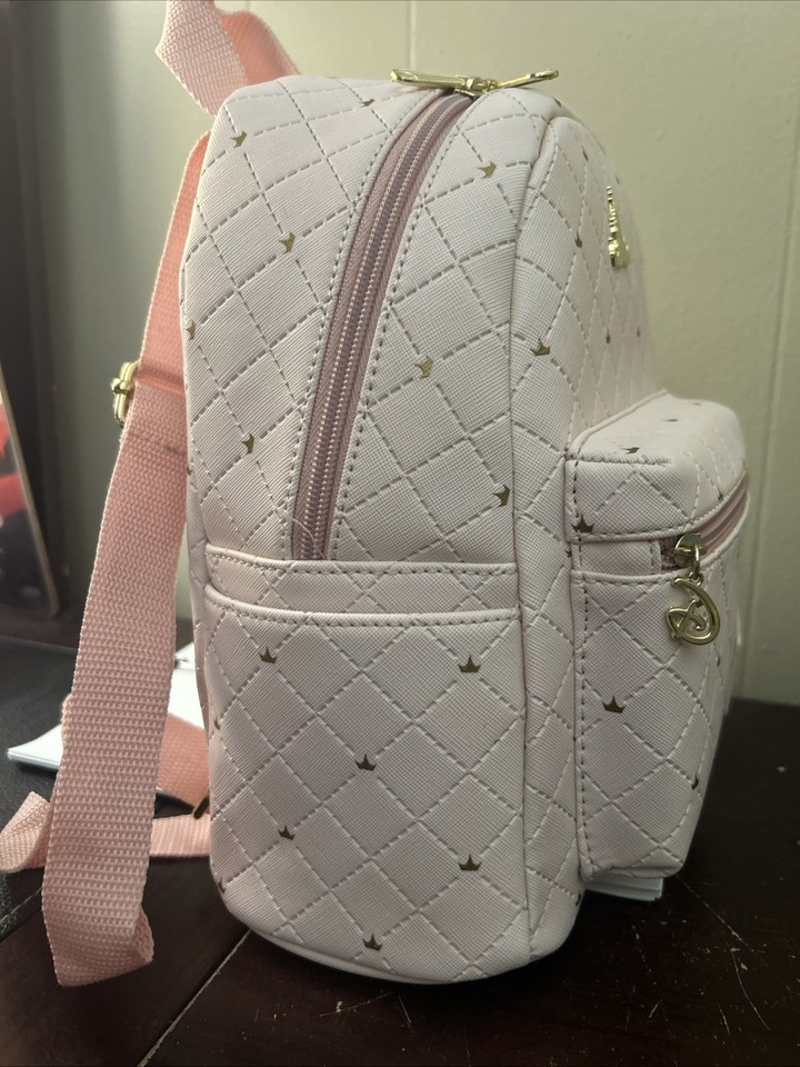 NWOT Loungefly Disney Days Pink Castle Disneyland Quilted Backpack | eBay