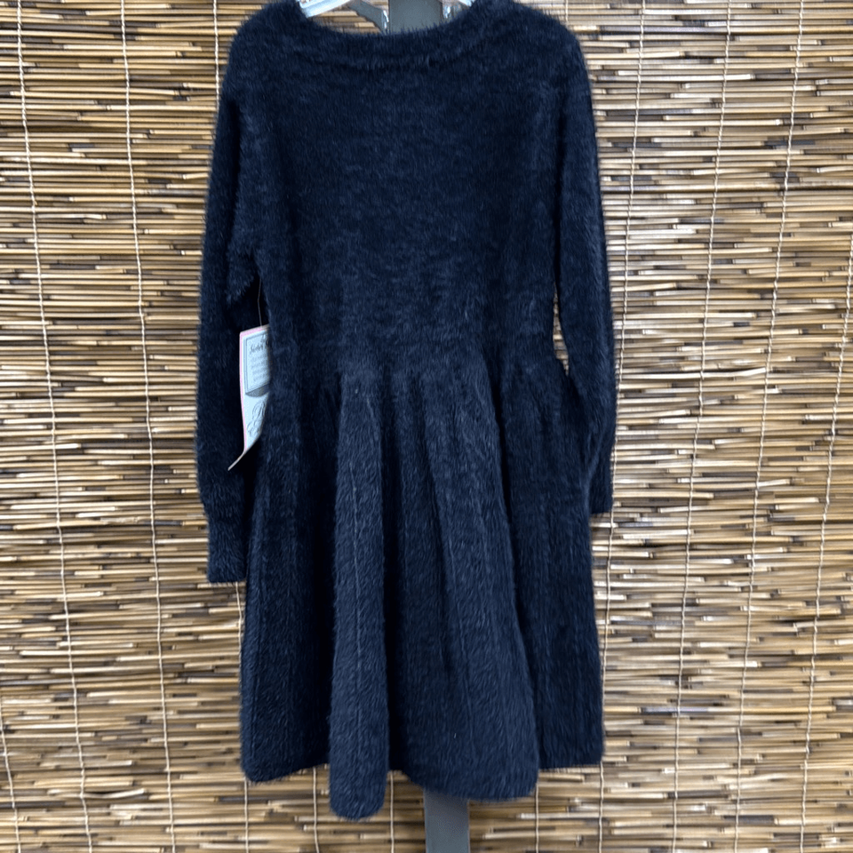 Rare Editions Little Girls Long Sleeve Immitation-Pearl Embellished ...