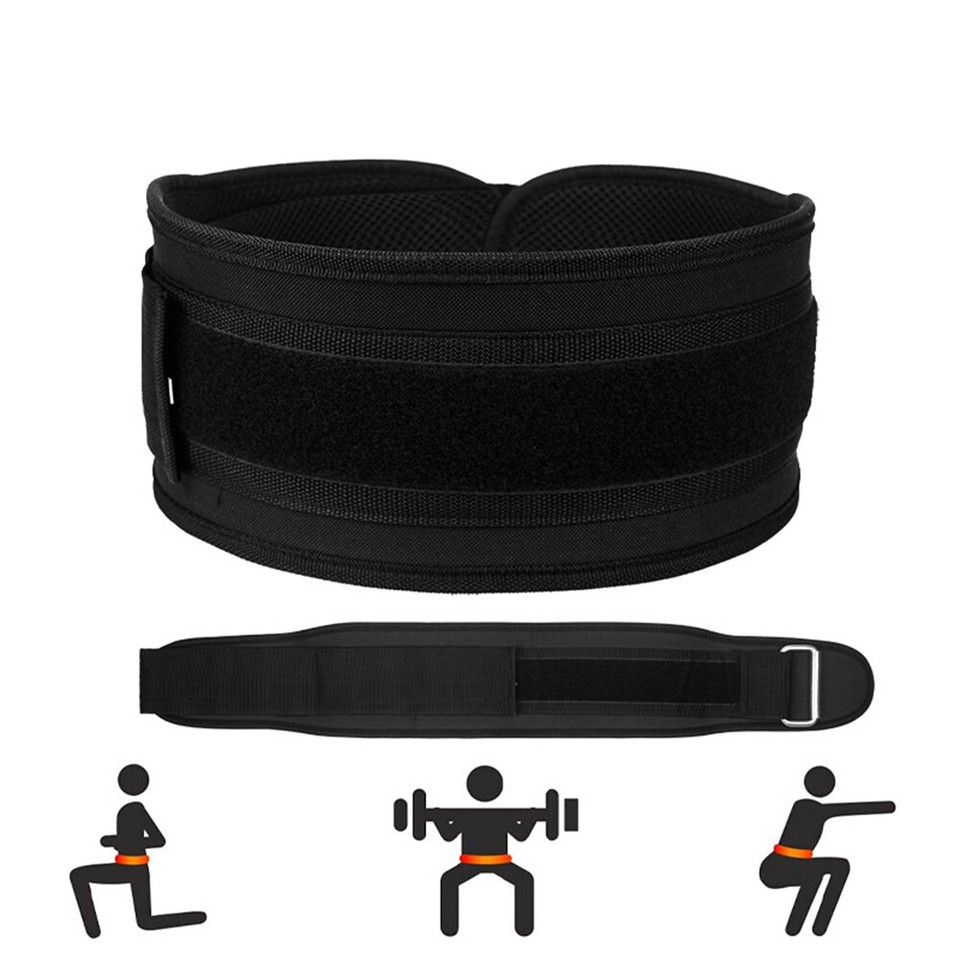 Power Weight Lifting Belt Training Gym Fitness Bodybuilding Back ...
