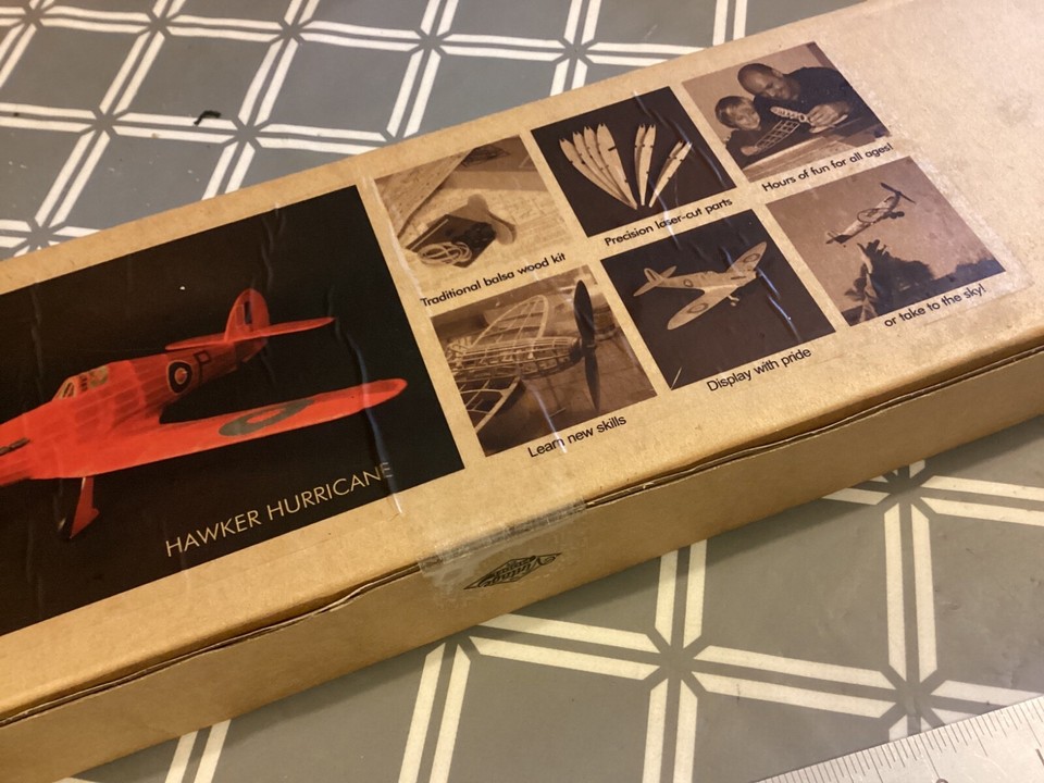 The Vintage Model Co - Balsa Wood Model Kit - Hawker Hurricane - sealed ...