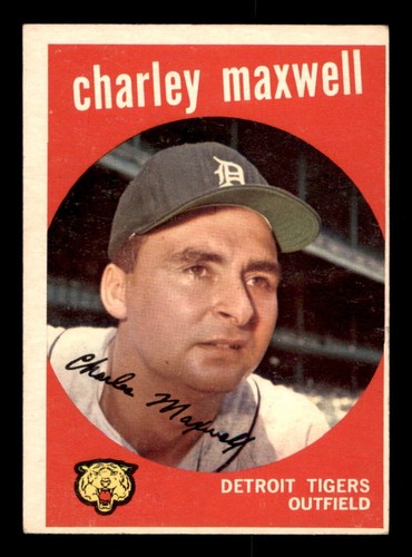 1959 Topps Baseball #481 Charley Maxwell EX *e3 | eBay