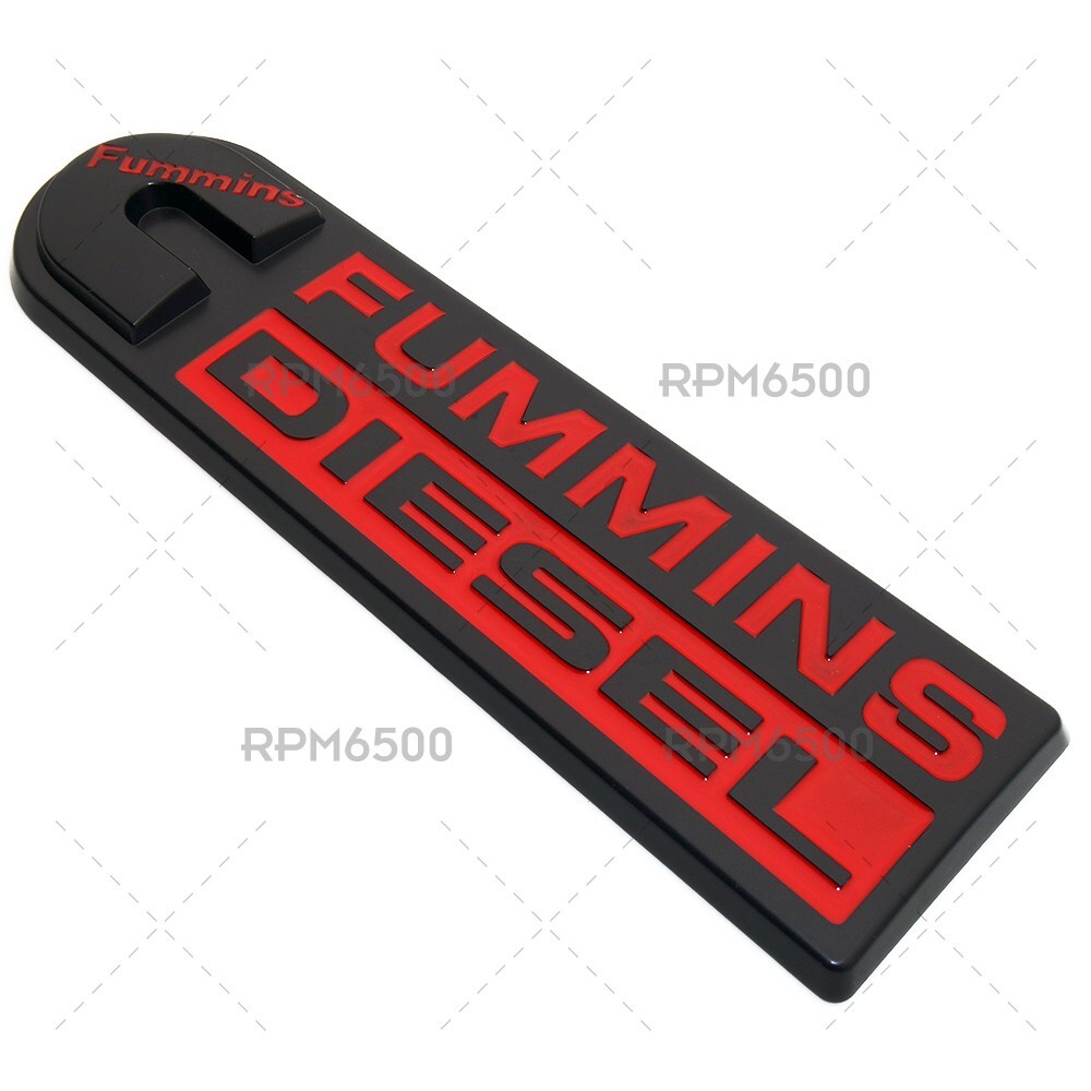 CUMMINS FUMMINS DIESEL FENDER TAILGATE BADGE NAMEPLATE EMBLEM FIT RAM ...
