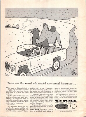 VINTAGE 1969 THE ST. PAUL INSURANCE COMPANIES PRINT AD | eBay