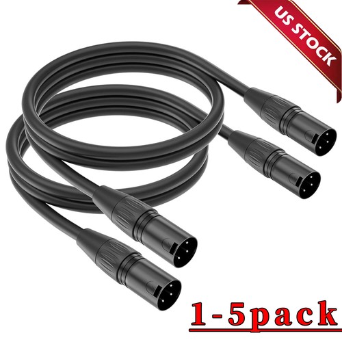 Premium XLR Male to Female All Sizes Microphone Cable Balanced 3 Pin ...