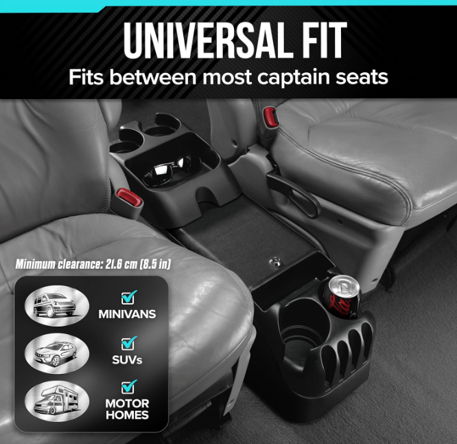 Center Console for Minivans, SUVs, Middle Van Console, Extra Cup ...