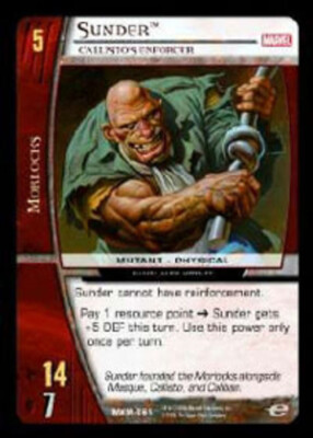VS System: Sunder, Callisto's Enforcer - Foil [Played] Marvel X-Men TCG ...