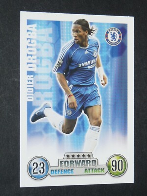 DIDIER DROGBA CHELSEA BLUES TOPPS CARD PREMIER LEAGUE FOOTBALL 2007 ...