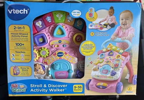 VTech Stroll and Discover Activity Walker 2 in 1 - Pink | eBay