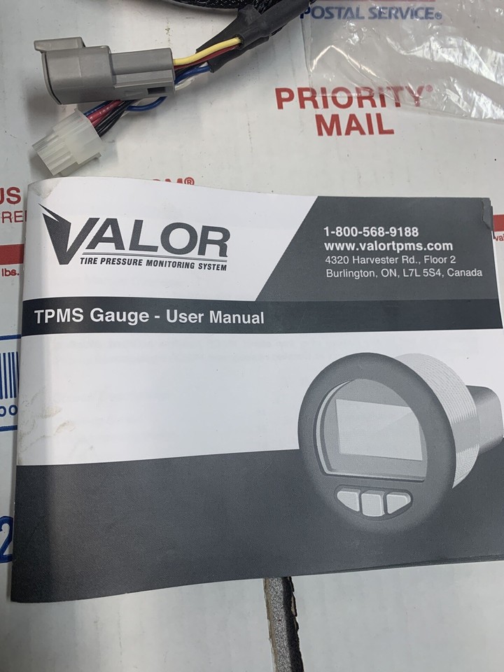 Valor Tire Pressure Monitoring System VDISPKIT4.0 110302040443 Display ...