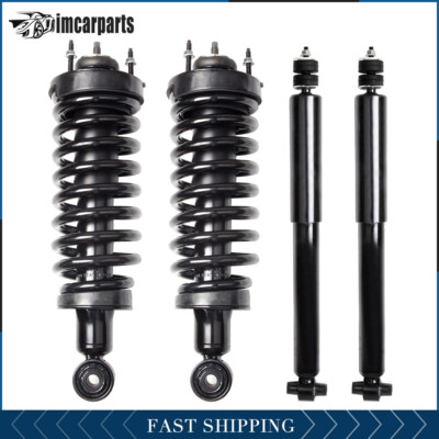Front Complete Strut Spring and Rear Shock Set For 2003-2011 Ford Crown ...
