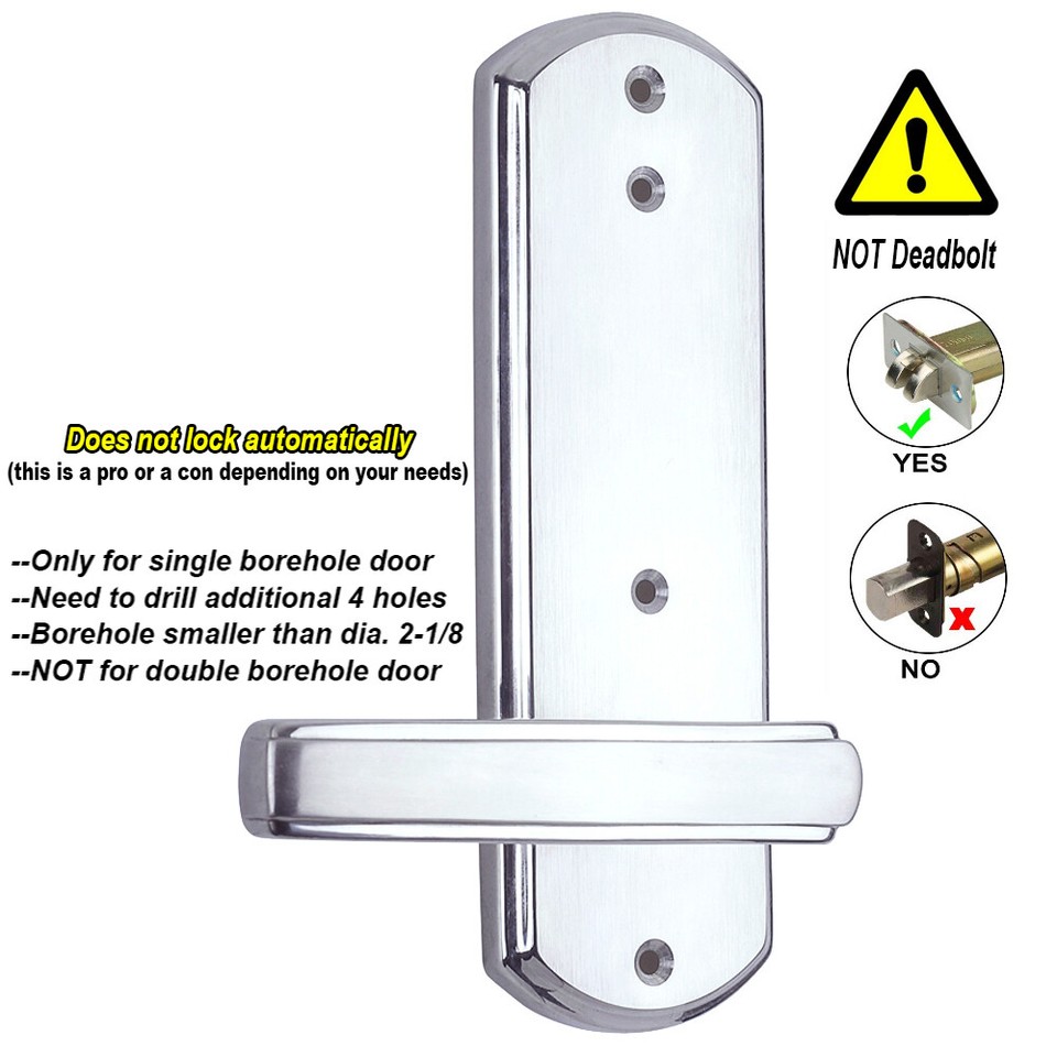 Full Size All-Weather Mechanical Keyless Door Lock Code Keypad Entry ...