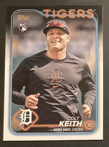 2024 Topps Update Colt Keith RC Golden Mirror Rookie Image Variation ...
