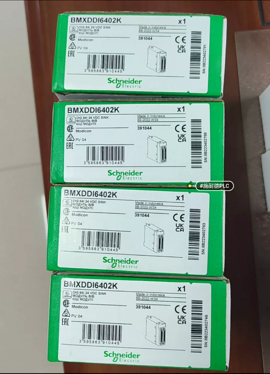 New In Box BMXDDI6402K Schneider Modicon PLC Input Module BMX-DDI-6402K ...