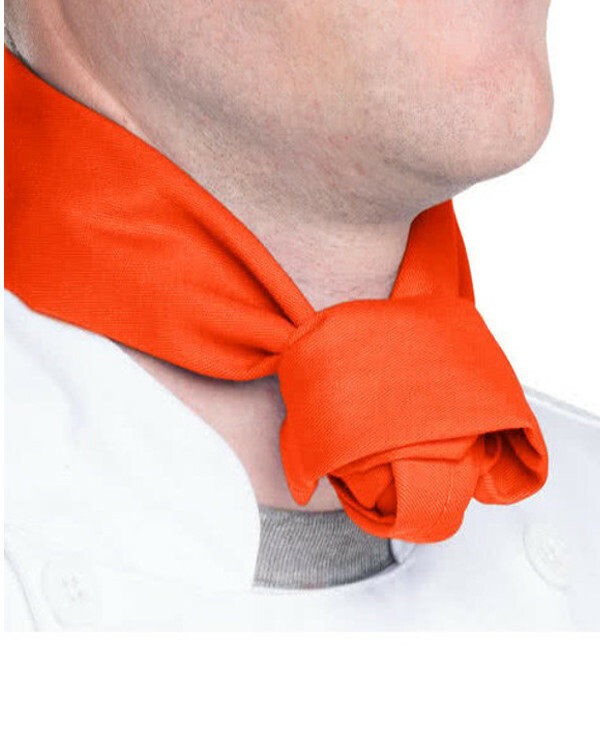 Chef Neckerchief Chef Necktie Orange Chef Scarf Restaurant Chef ...