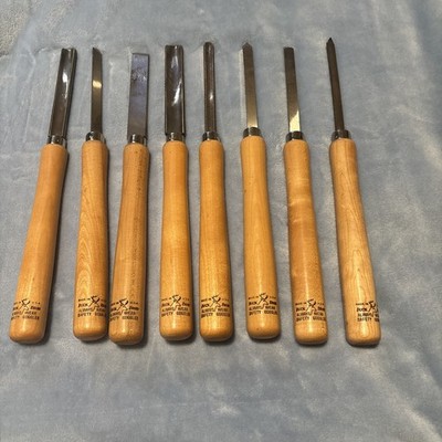 Buck Bros 8 piece lathe chisel set Made In U.S.A. Tool Wood Tools Shop ...