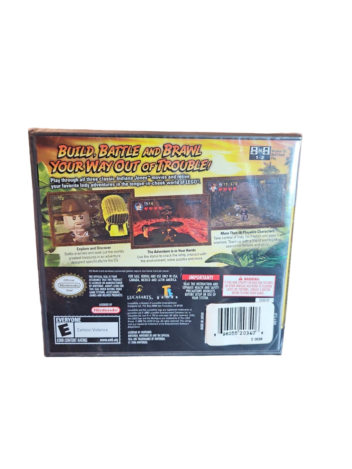 LEGO Indiana Jones: The Original Adventures (Nintendo DS, 2008) for ...