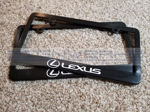 Lexus License Plate Frame Toyota Racing RCF RC ISF - Pair | eBay