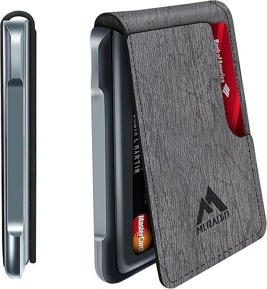 Mens Wallet Tactical Bifold Wallets for Men Metal RFID Blocking ...