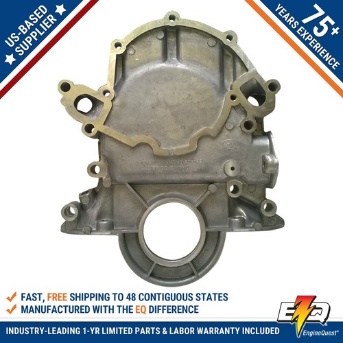 FORD 302 / 351W TIMING COVER with DIPTUBE HOLE & FUEL PUMP MOUNT | eBay