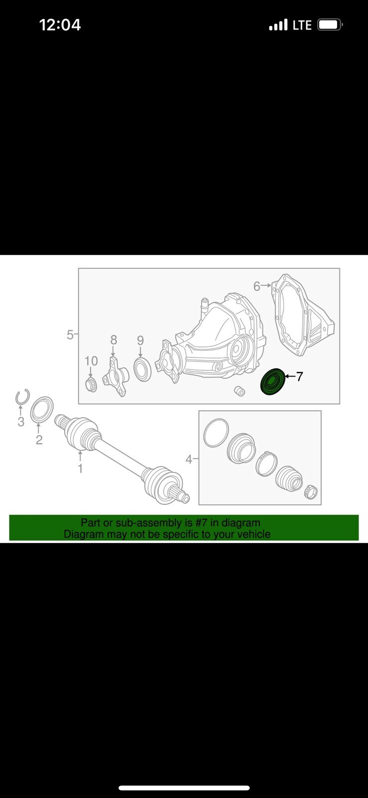 Genuine Mercedes-Benz Radial Shaft Sealing Ring 2059970246 OEM for sale ...