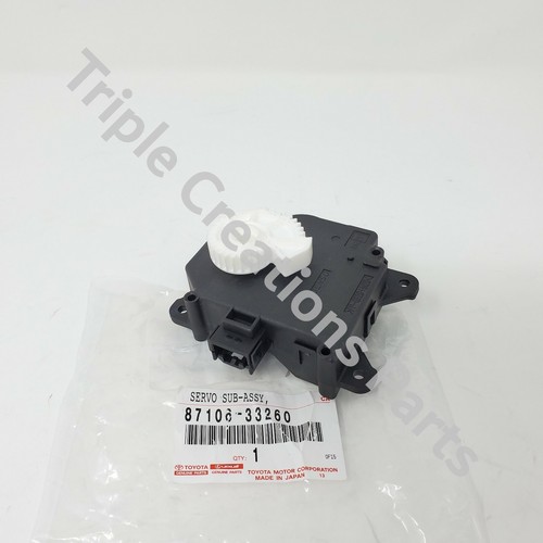 TOYOTA GENUINE 87106-33260 DAMPER SERVO SUB-AS AIR CONDITIONER RADIATOR ...