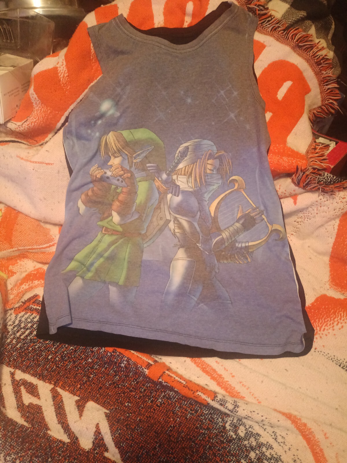 THE LEGEND OF ZELDA: TANK~NINTENDO, Size Juniors Large - Gem
